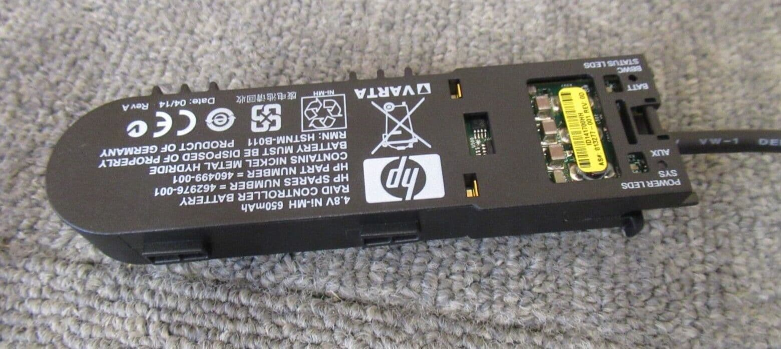 HP 462975-001 Smart Array 512MB Cache With Battery 462976-001 & Cable ...