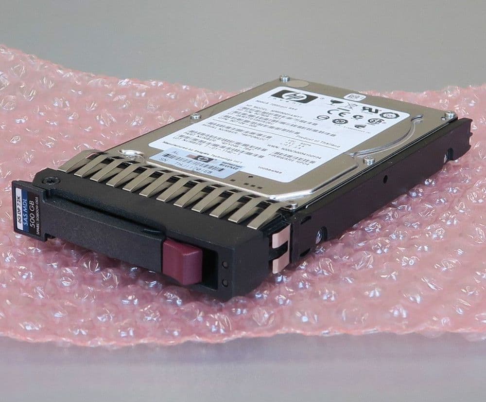 HP 508009-001 2 5" DP 500GB 6G DP 7 2K SAS Hard Drive HDD In Caddy ...