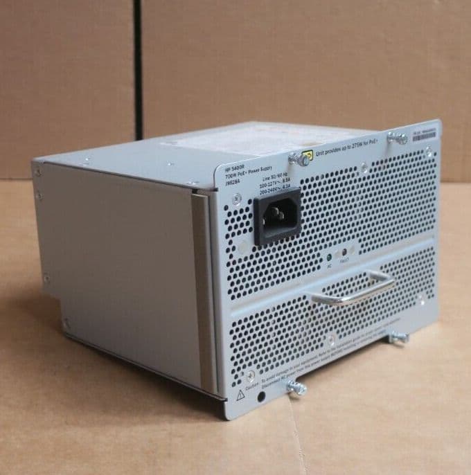 HP 5400R 700W POE zl2 80Plus Gold Power Supply PSU 275w POE J9828A 0957 ...