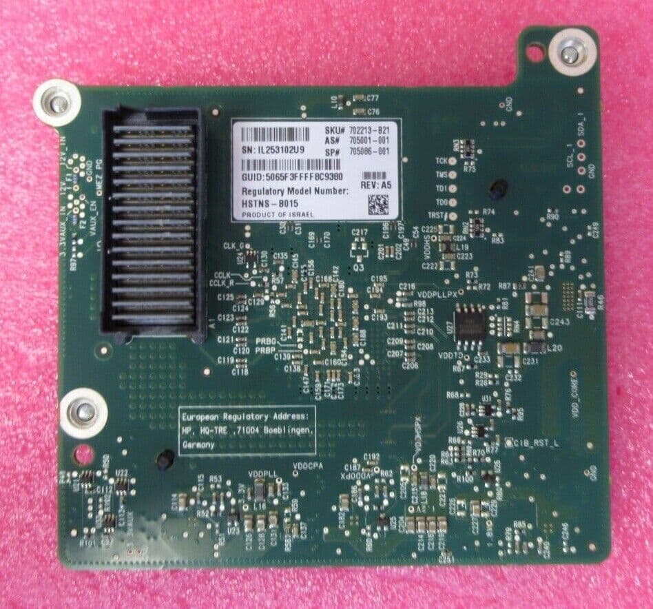 HP 545M 56GB/S InfiniBand FDR Dual Port PCI-e 3 0 Mezzanine Card 702213-B21