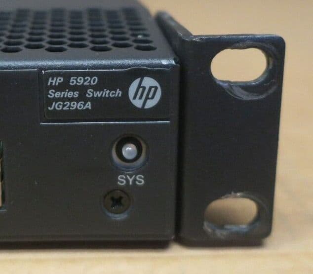 HP 5920AF-24XG 5920 Series 24x 1Gb/10Gb SFP Ports 1U Managed Switch JG296A