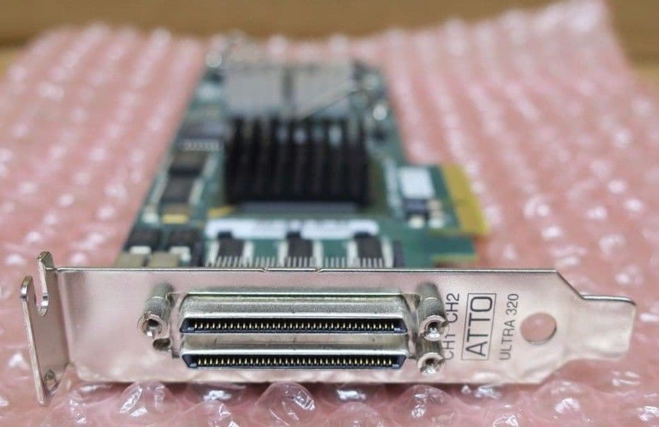 HP 593120-001 AH627-60003 Dual Channel SCSI U320E HBA PCI Express Adapter Card