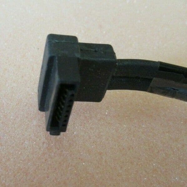 HP 611894-006 Straight to 90 Angle 18" Internal Black SATA Cable