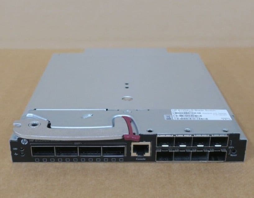 HP 6125XLG Blade Switch 4x 40Gb QSFP 8x 10Gb SFP Port 716102-001 711307-B21