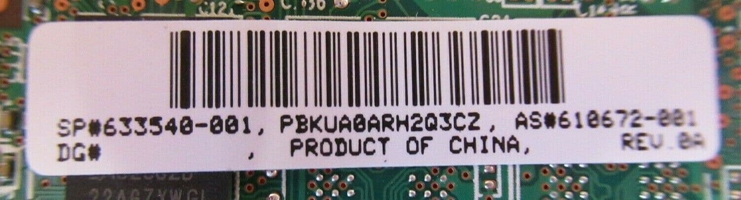 HP 633540-001 610672-001 Smart Array P-Series 512MB Flash-Backed Write Cache