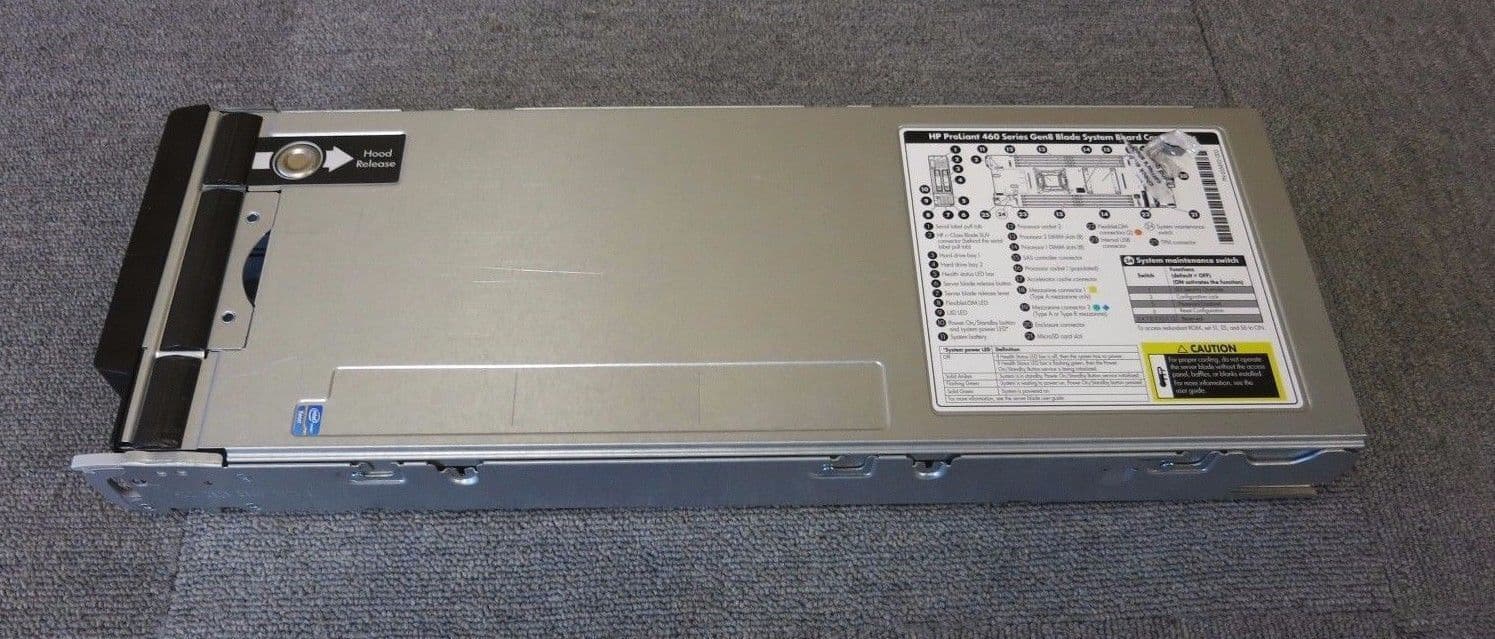 HP 641016-B21 ProLiant BL460c Gen8 Blade Server Empty Chassis Only