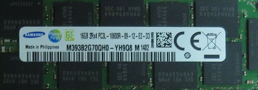 HP 647901-B21 647653-081 16GB 1X16GB 2RX4 PC3L-10600R MEMORY