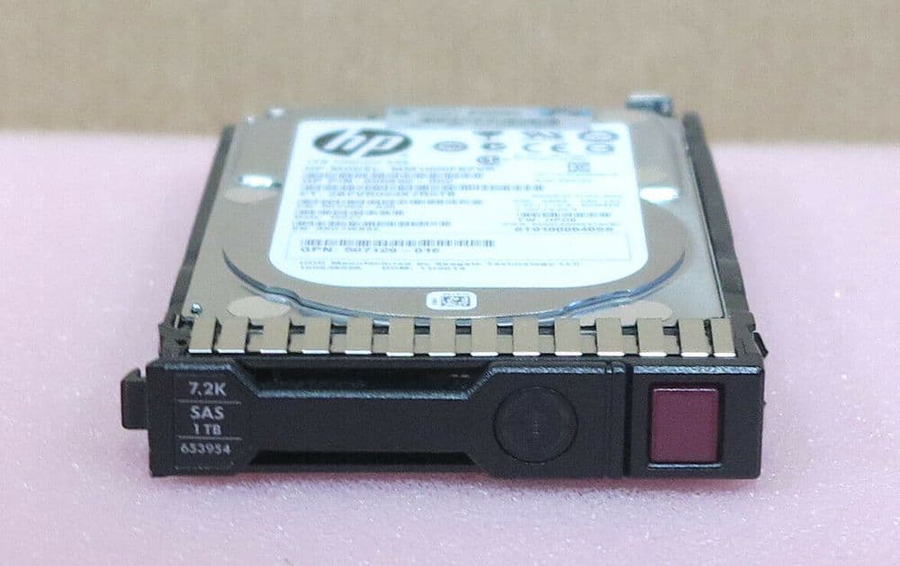 HP 652749-B21 653954-001 1TB SAS 7 2K 6G 2 5" SFF G8 G9 HDD Hard Drive