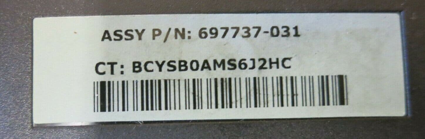 HP 697737-031 PR1101U Black Straight Wired USB QWERTY UK Multimedia ...