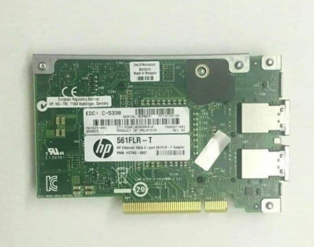 HP 701525-001 561FLR-T Dual Port - 10GbE RJ45 FlexibleLOM Ethernet ...