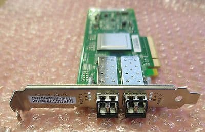 HP 82Q 8Gb Dual Port PCI-e 8GBps 8GB FC HBA Card AJ764A 489191-001 QLE2562