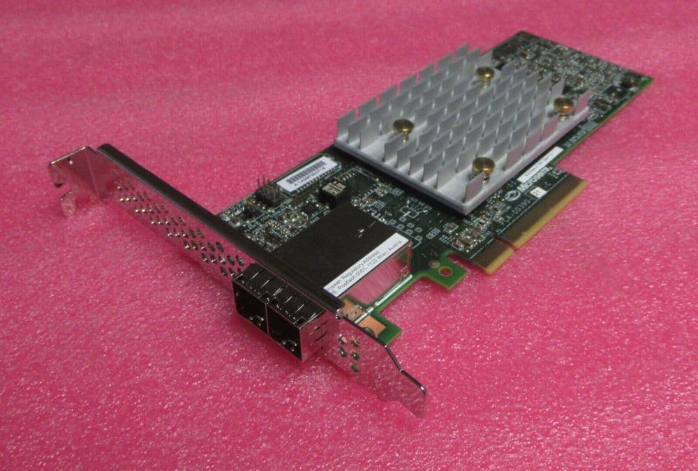 HP 836267-001 804398-B21 E208e-p SR Gen10 Dual Port SFP 12G SAS PCIe ...