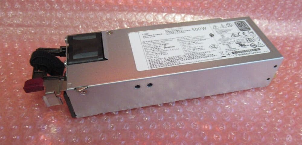 HP 865408-B21 865399-201 866729-001 500W 80 Plus Platinum HotPlug Power ...