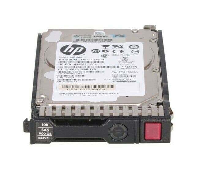 HP 900GB 2 5" SAS 6GB/s 10K 64MB HDD Server Hard Drive 653971-001 ...