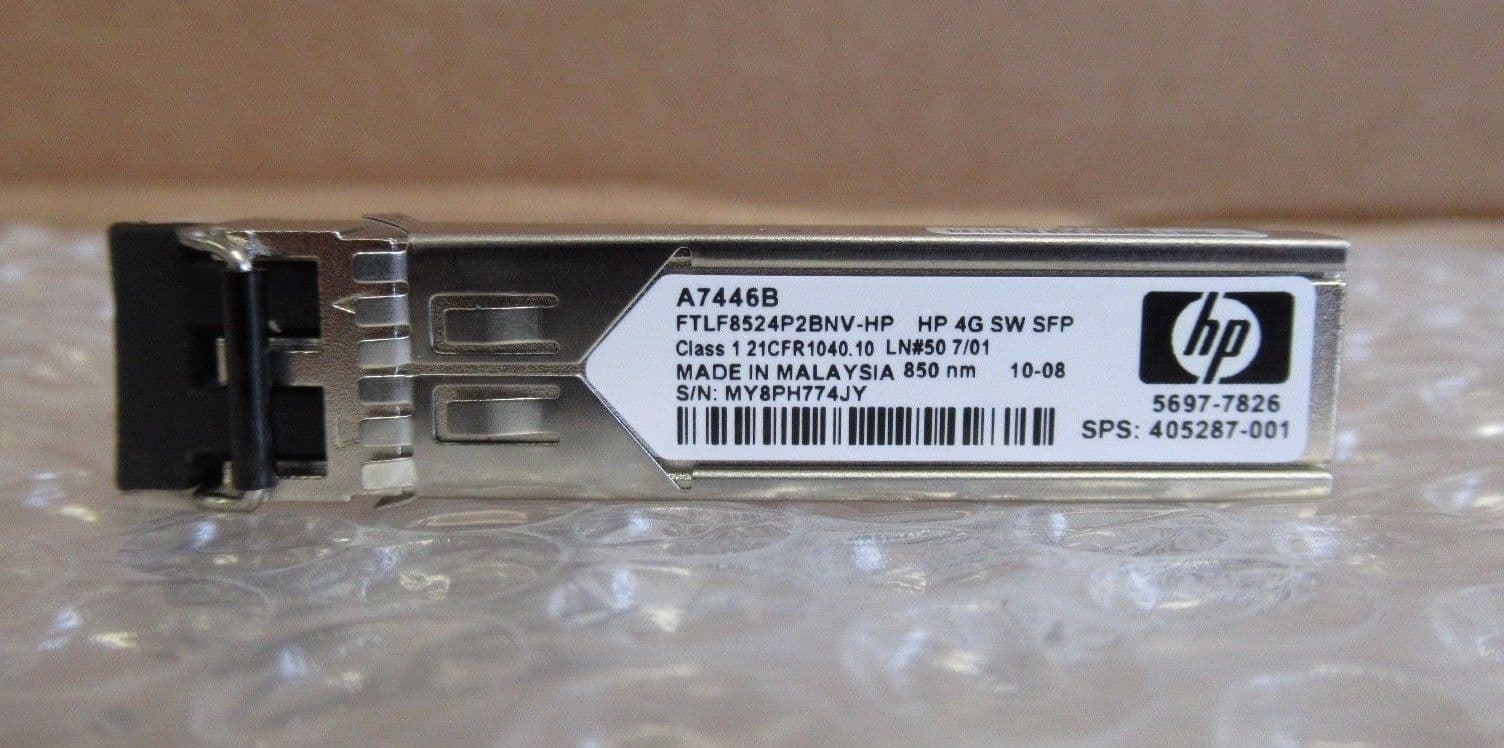 HP A7446A 4Gb SW SFP Transceiver FC 5697-7826 405287-001