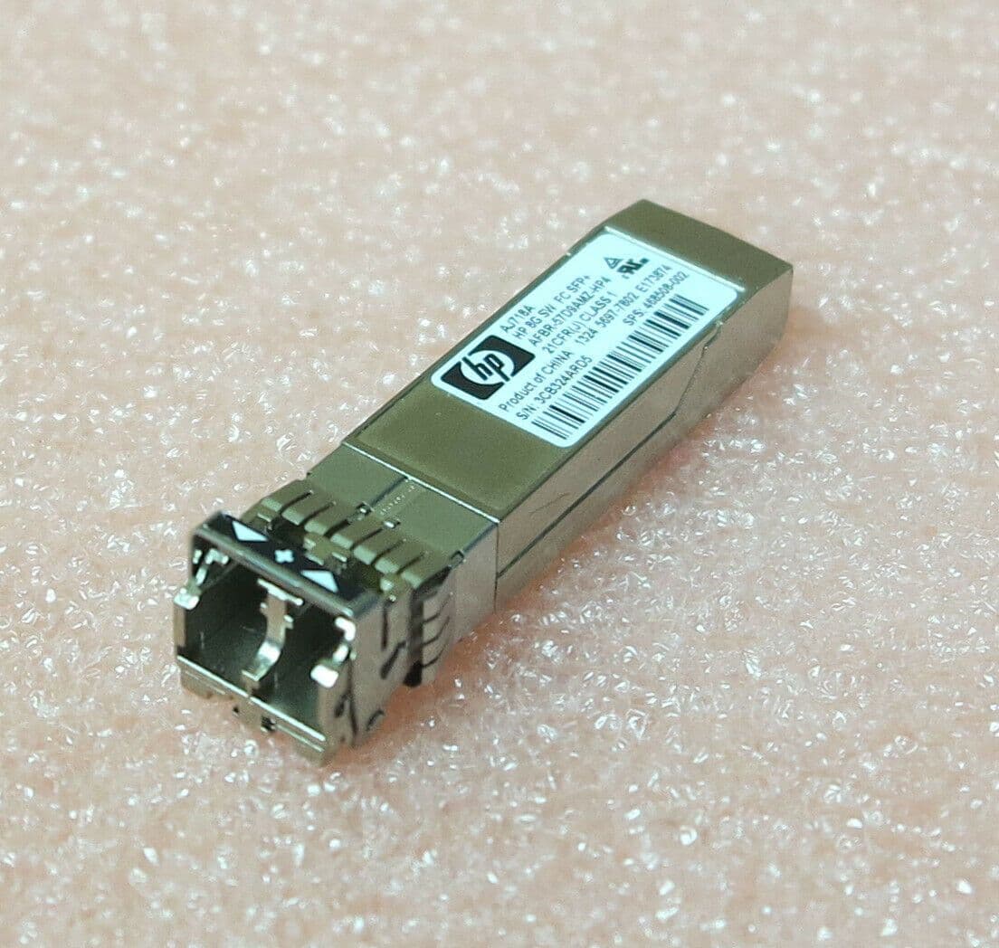 HP AJ718A SFP 8Gb SW FC SFP Optical Transceiver AFBR-57D9AMZ-HP4 468508-002