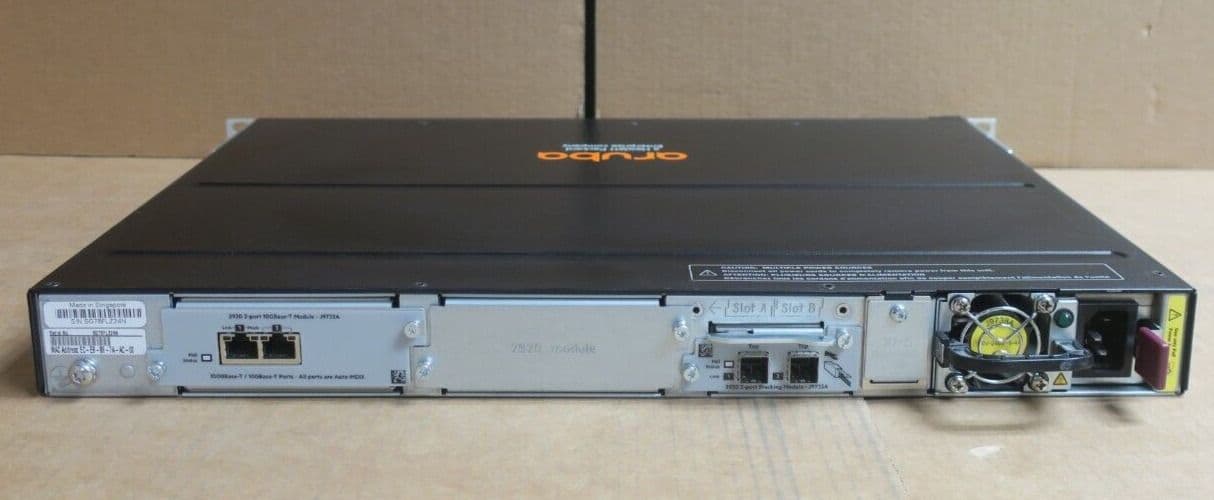 HP Aruba 2920-48G PoE Switch 44x 1Gb PoE RJ45 4x Combo SFP/RJ45 J9729A ...