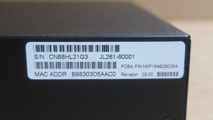 HP Aruba 2930F 24x Gigabit Ethernet PoE RJ45 4x 1GbE SFP Port L3 Switch ...