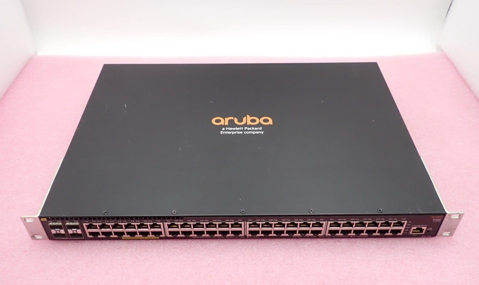 HP Aruba 2930F 48x 1GbE RJ45 PoE 4x 1/10Gb SFP Ports 1U Rack Switch ...