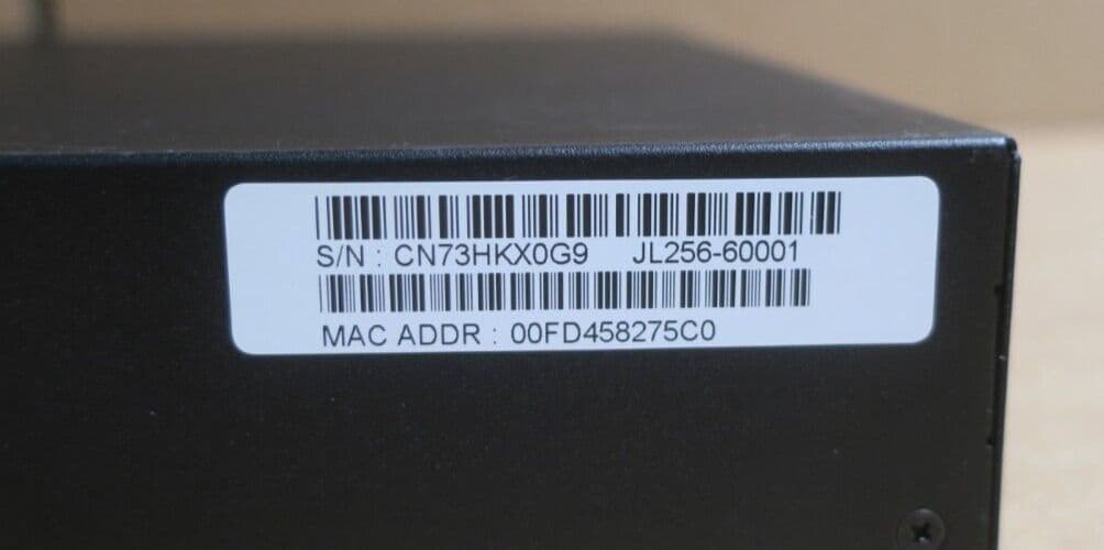 HP Aruba 2930F 48x Gigabit PoE RJ45 4x 1/10GbE SFP Port L3 Switch JL256A