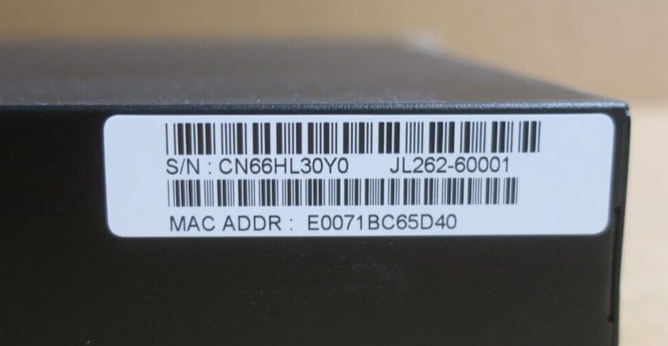 HP Aruba 2930F 48x Gigabit PoE RJ45 4x 1GbE SFP Port L3 Managed Switch ...