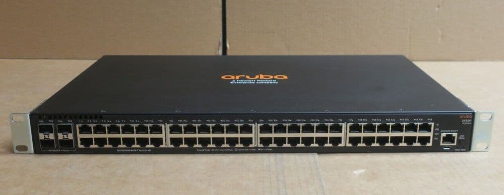 HP Aruba 2930F 48x Gigabit RJ45 4x 1/10GbE SFP Port L3 Managed Switch ...