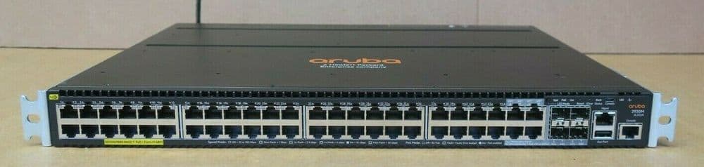 HP Aruba 2930M 44x 10/100/1000 PoE 4x Combo 1Gb SFP L3 Switch JL322A JL325A
