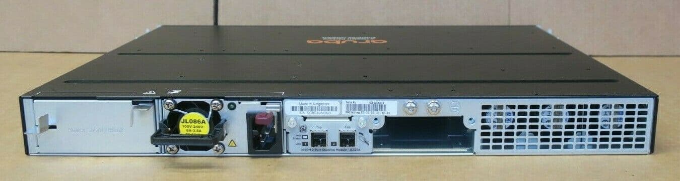 HP Aruba 2930M 44x 10/100/1000 PoE 4x Combo 1Gb SFP L3 Switch JL322A JL325A