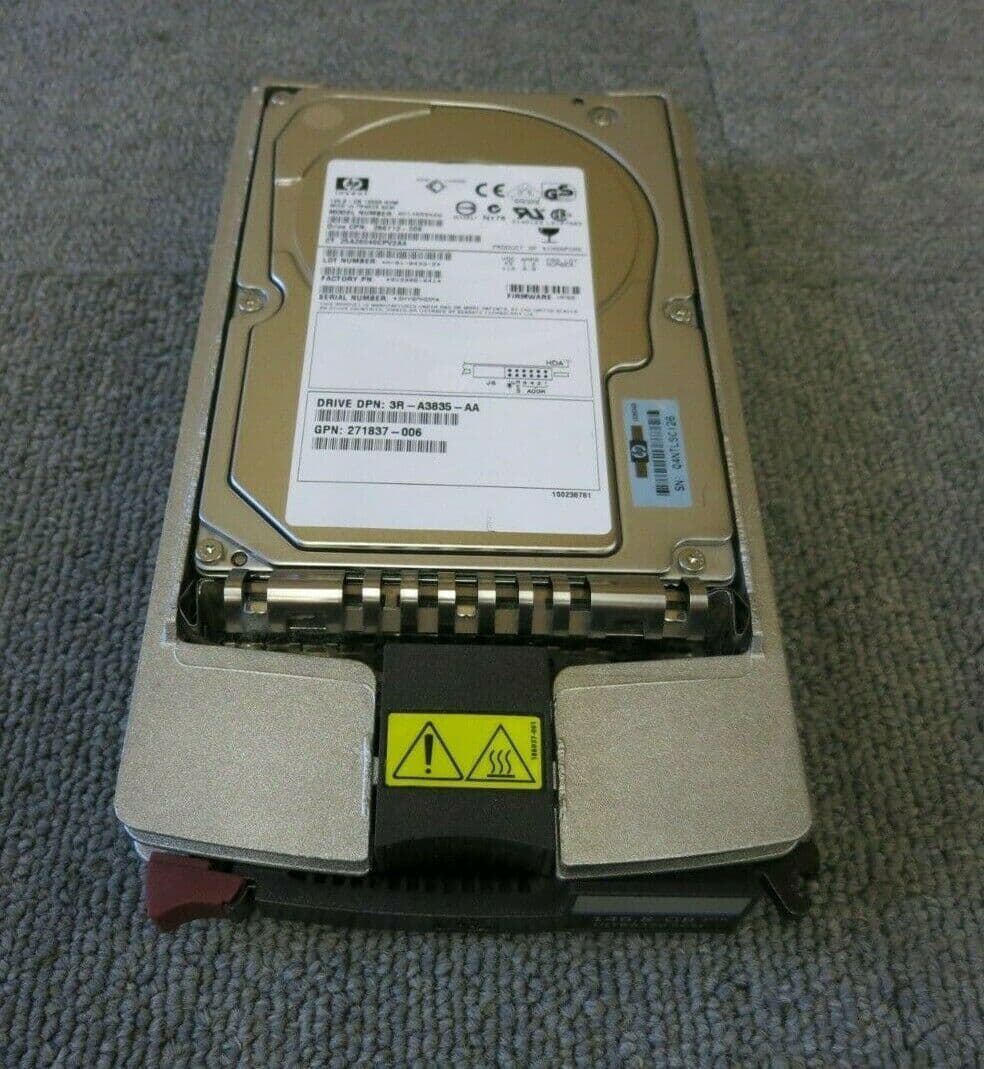 HP BD14685A26 286712-006 146 8GB 10000 RPM U320 SCSI 80 Pin 3 5" Hot ...