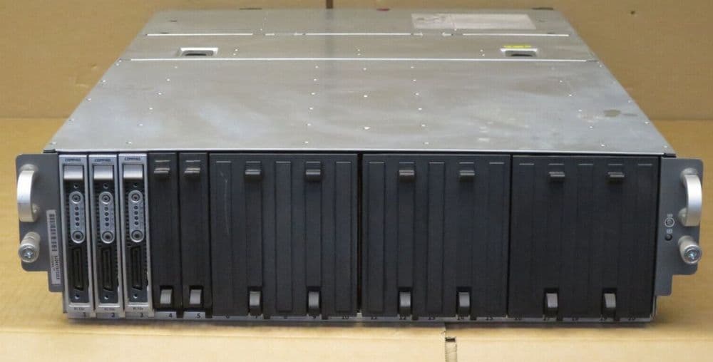 HP BL E-Class 20-Slot Blade Enclosure 3x BL10e Pentium 3 40GB HDD ...
