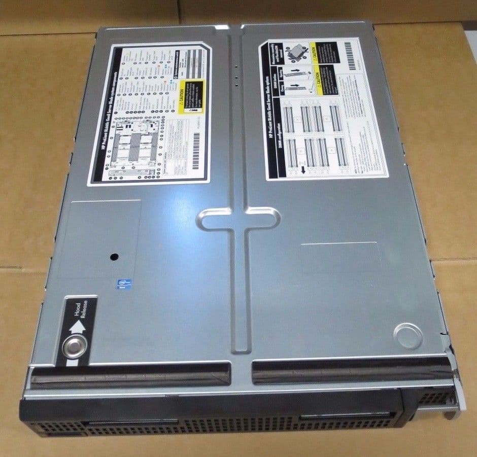 HP BL660c GEN8 Blade Server 4x 8 Core E5-4650 2 7Ghz 64GB Ram RAID ...