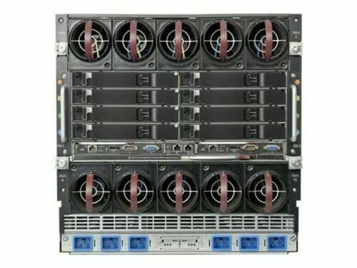HP Blade System BL C7000 G3 GEN3 Platinum Chassis 6x PSU 10x Fans 2x ...