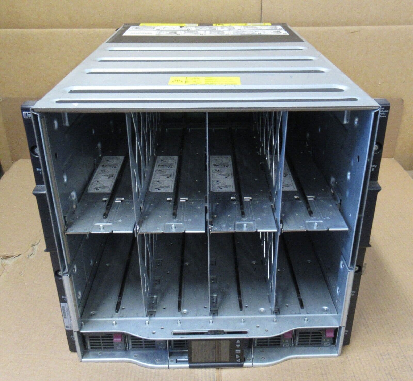 HP Blade System BL C7000 GEN2 Platinum Chassis 6x 2400W 10x Fans 2xOA ...