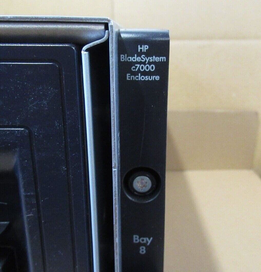 HP Blade System BL C7000 GEN2 Platinum Chassis 6x 2400W 10x Fans 2xOA ...