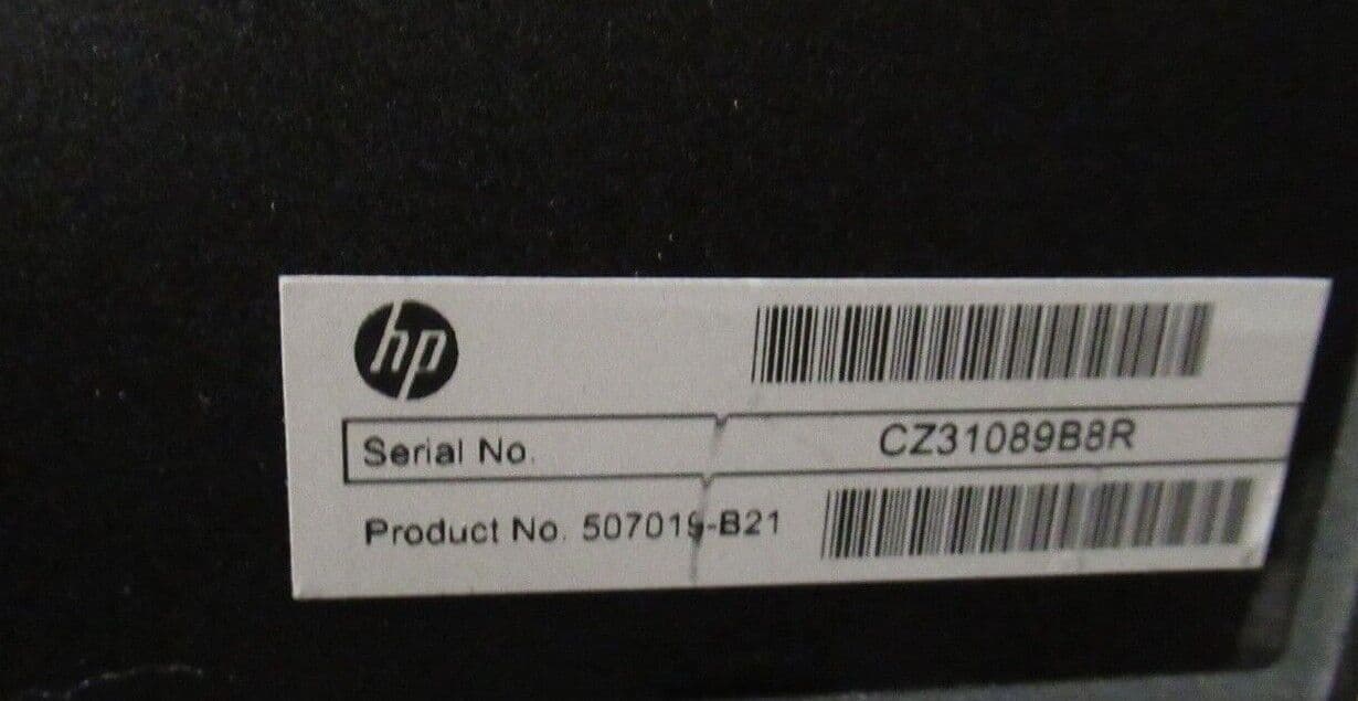 HP Blade System BL C7000 GEN2 Platinum Chassis 6x 2400W 10x Fans 2xOA ...