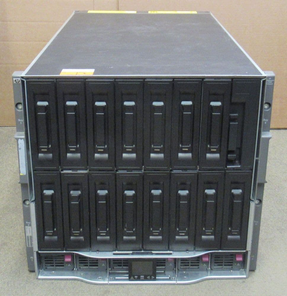 HP Blade System BL C7000 Platinum Chassis 6x 2250W 10x Fans 2x OA ...