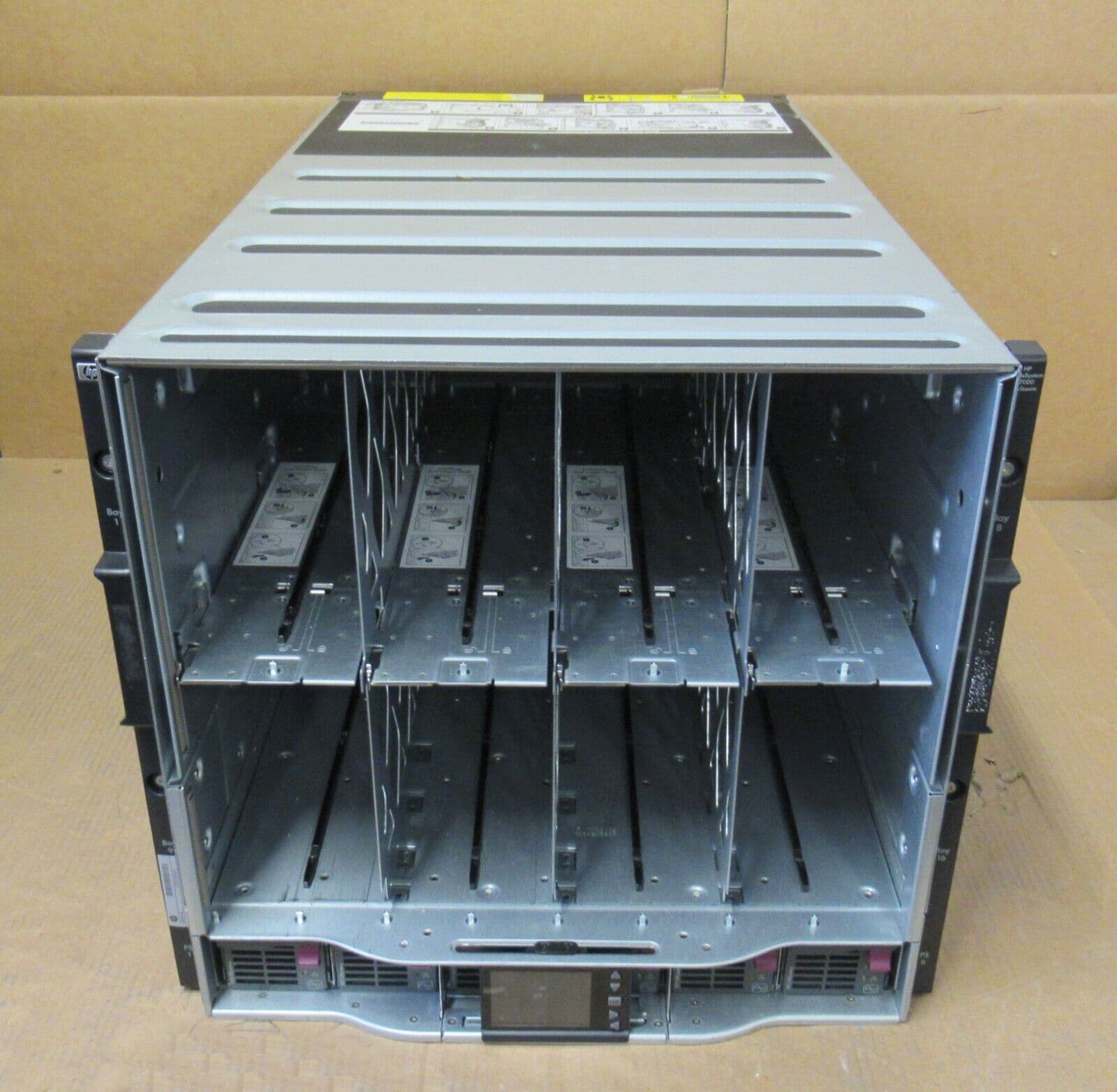 HP Blade System BL C7000 Platinum Chassis 6x 2400W 10x Fans 3xOA ...
