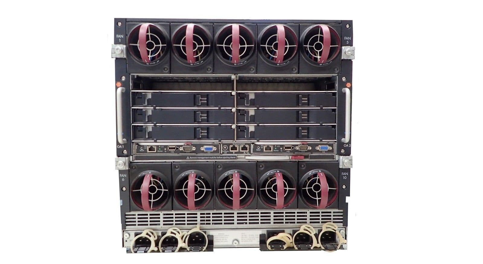 HP C7000 G3 GEN3 Platinum Blade Enclosure Chassis 6x 2400W PSU 10 x ...
