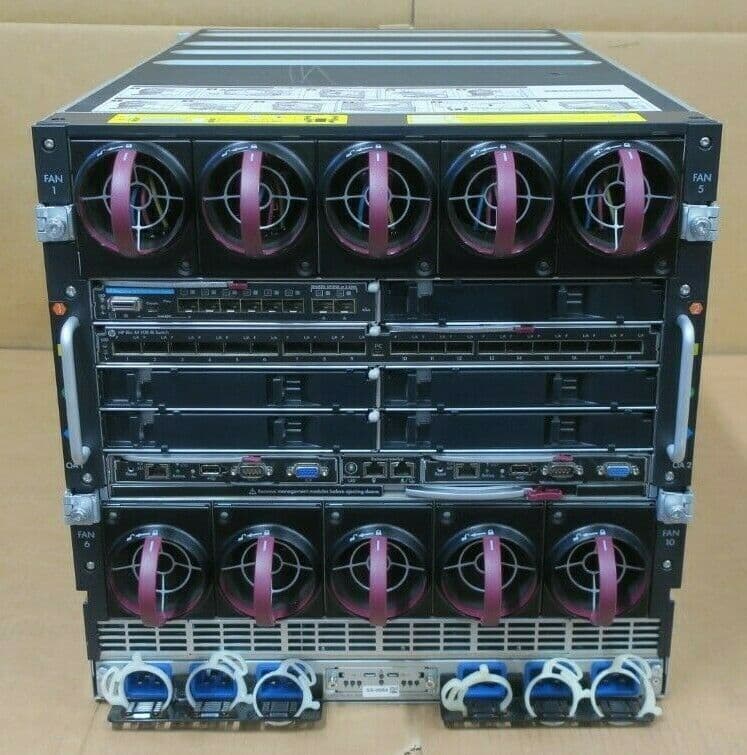 HP C7000 G3 W/ 16x HP BL460c Gen9 32 x 10-Core E5-2660v3 2048GB Ram 2x ...