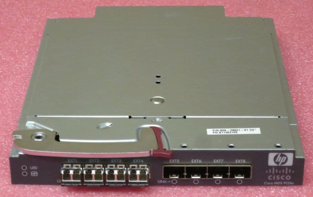 HP Cisco MDS 9124e 4Gbs 8x SFP 12-Port Fabric Switch Module c-Class ...