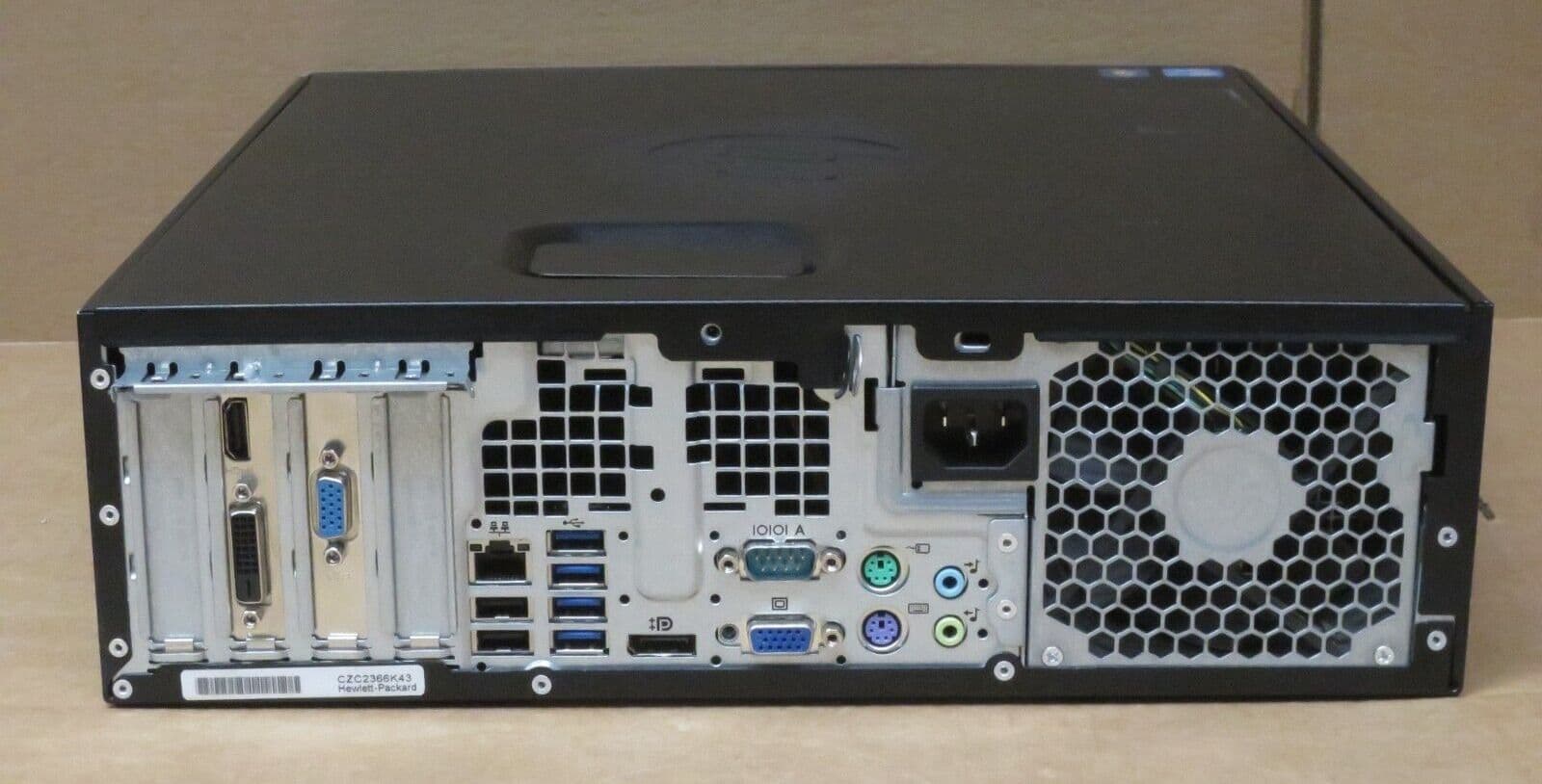 HP Compaq Elite 8300 SFF PC i3-3220 3 3GHz 8GB Ram 500GB HDD GT710 ...