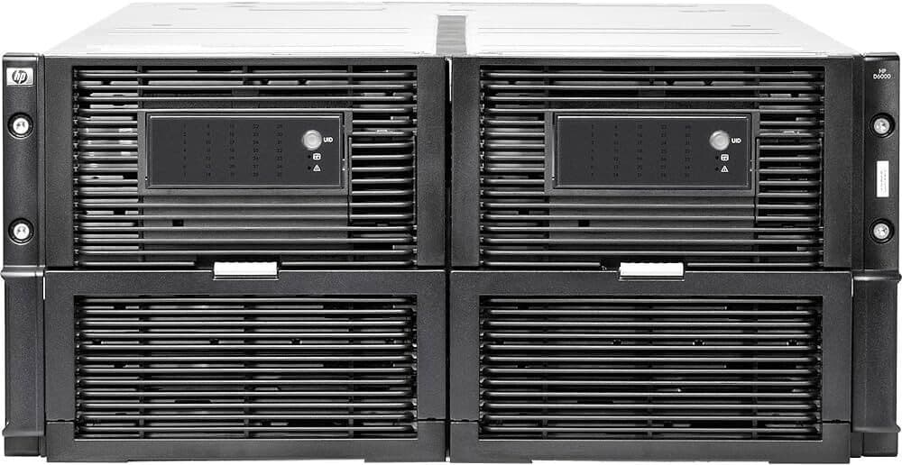 HP D6000 70-Bay 70x 8TB HDD 5U Disk Enclosure Dual 6G SAS I/O Modules ...