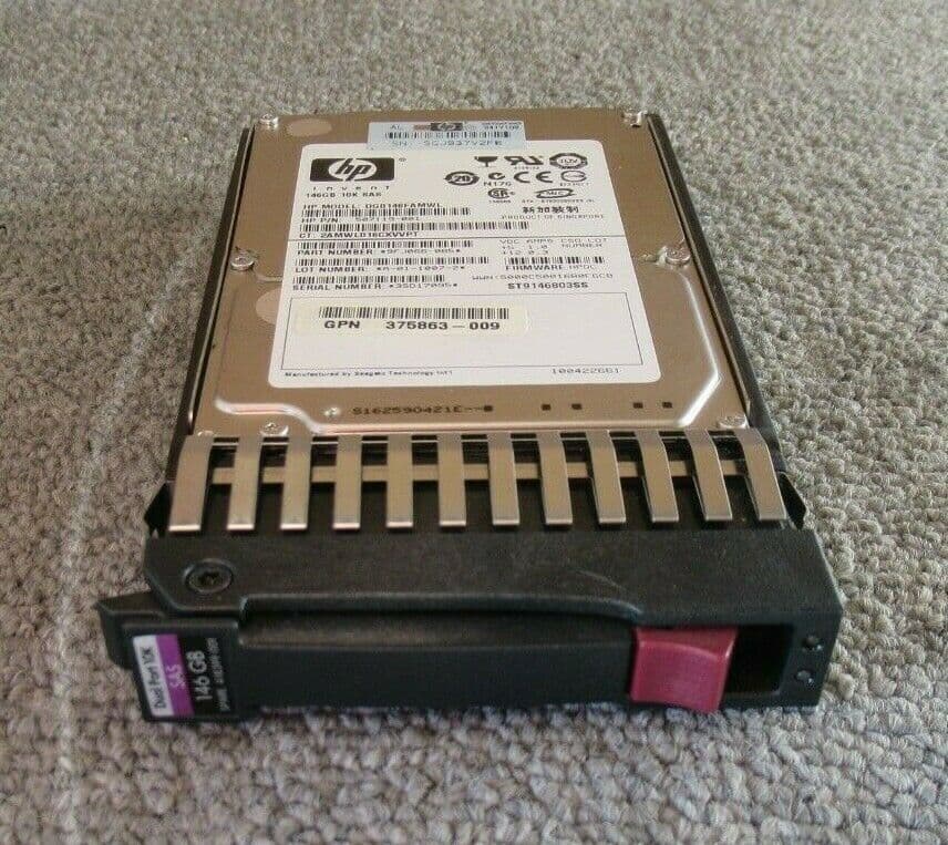 HP DG0146FAMWL 507119-001 146GB 10000RPM SAS Dual Port HotSwap 2 5 ...