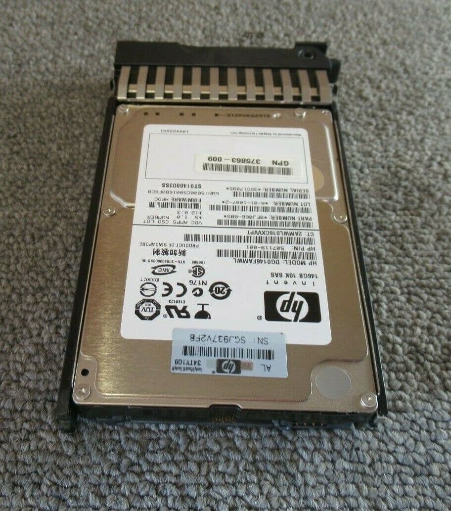 HP DG0146FAMWL 507119-001 146GB 10000RPM SAS Dual Port HotSwap 2 5 ...
