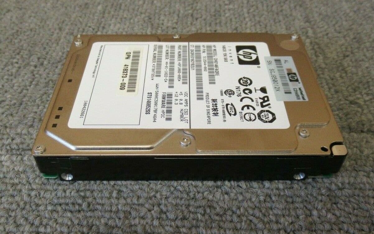 HP DH0146FAQRE 512544-002 146GB 15000RPM SAS Dual Port 2 5" Internal ...