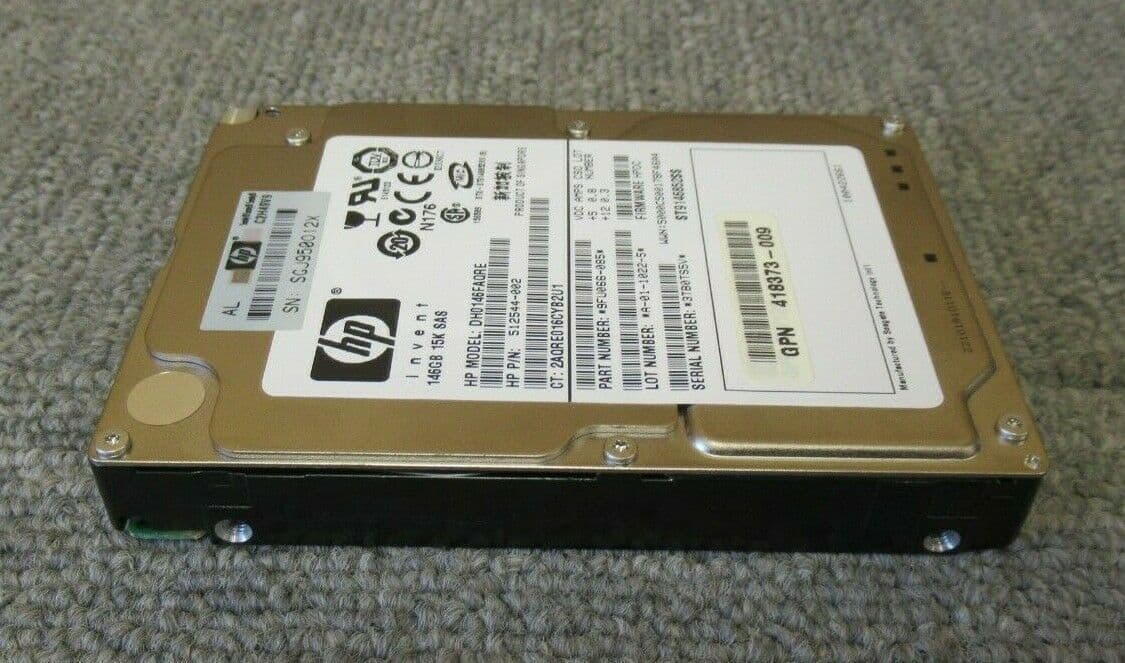HP DH0146FAQRE 512544-002 146GB 15000RPM SAS Dual Port 2 5" Internal ...