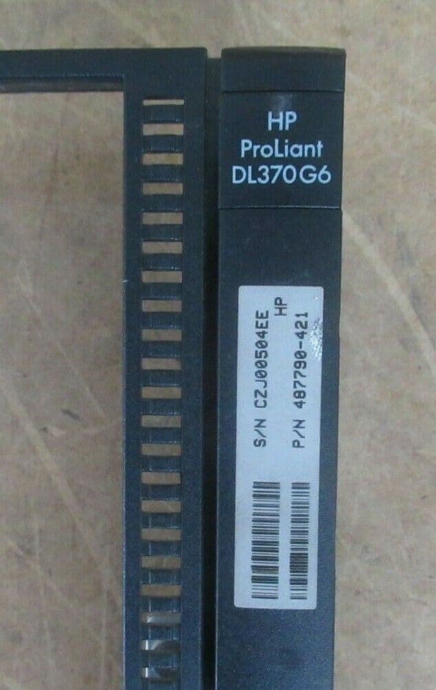 HP DL370 G6 4U Rackmount Server Rack Bezel 519563-001 487790-421