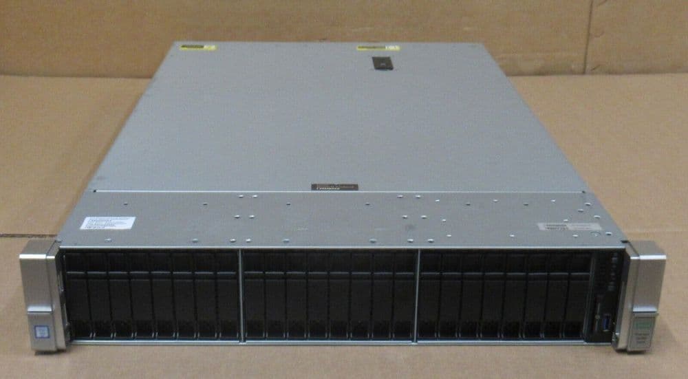 HP DL380 Gen9 G9 2x 14C E5-2697v3 2 60GHz 192GB RAM 24-Bay 2U Rack Server