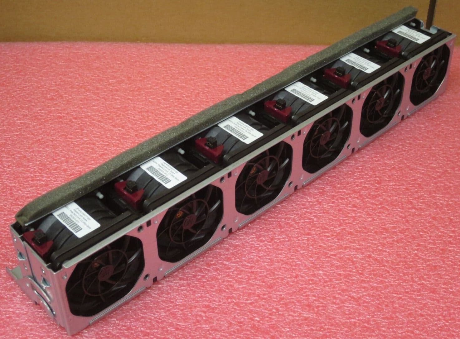 HP DL380p Gen8 Server Fan Cage 662518-001 with 6x HP Fan Modules 662520-001
