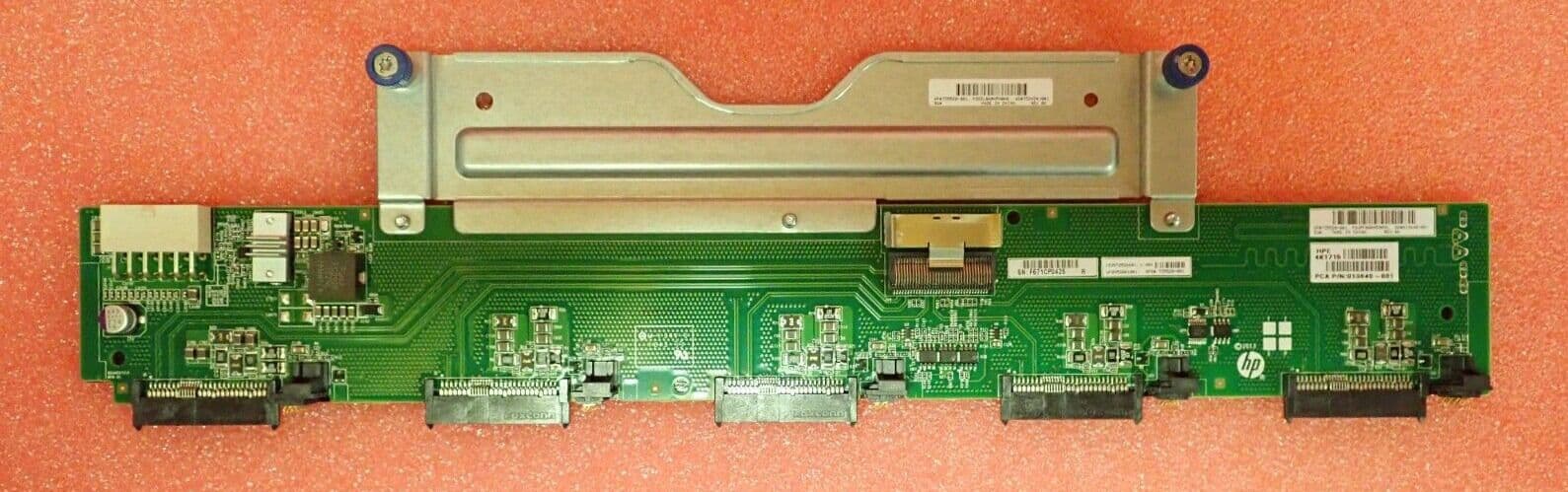 HP DL580 G8 G9 5-Bay SAS/SATA SFF 2 5" Top HDD Backplane Kit 735520-001 ...